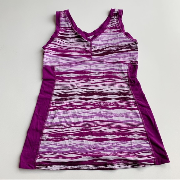 Lucy | Tops | Lucy Exercise Tank Top Purple Printed Size Medium | Poshmark